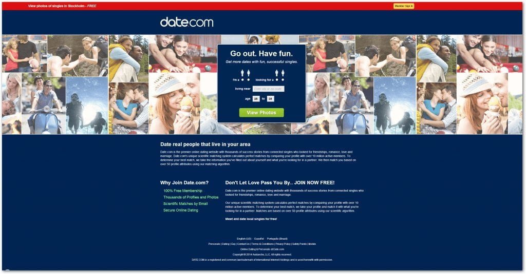 Date.com Review: A Popular Online Dating Site